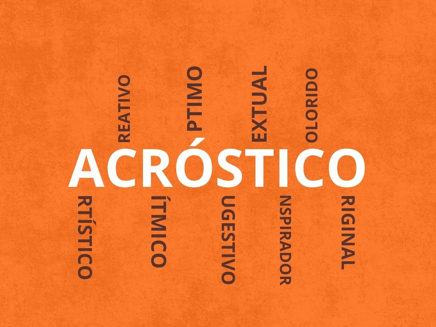 Poemas acrósticos: definición y ejemplos famosos - Cultura Genial