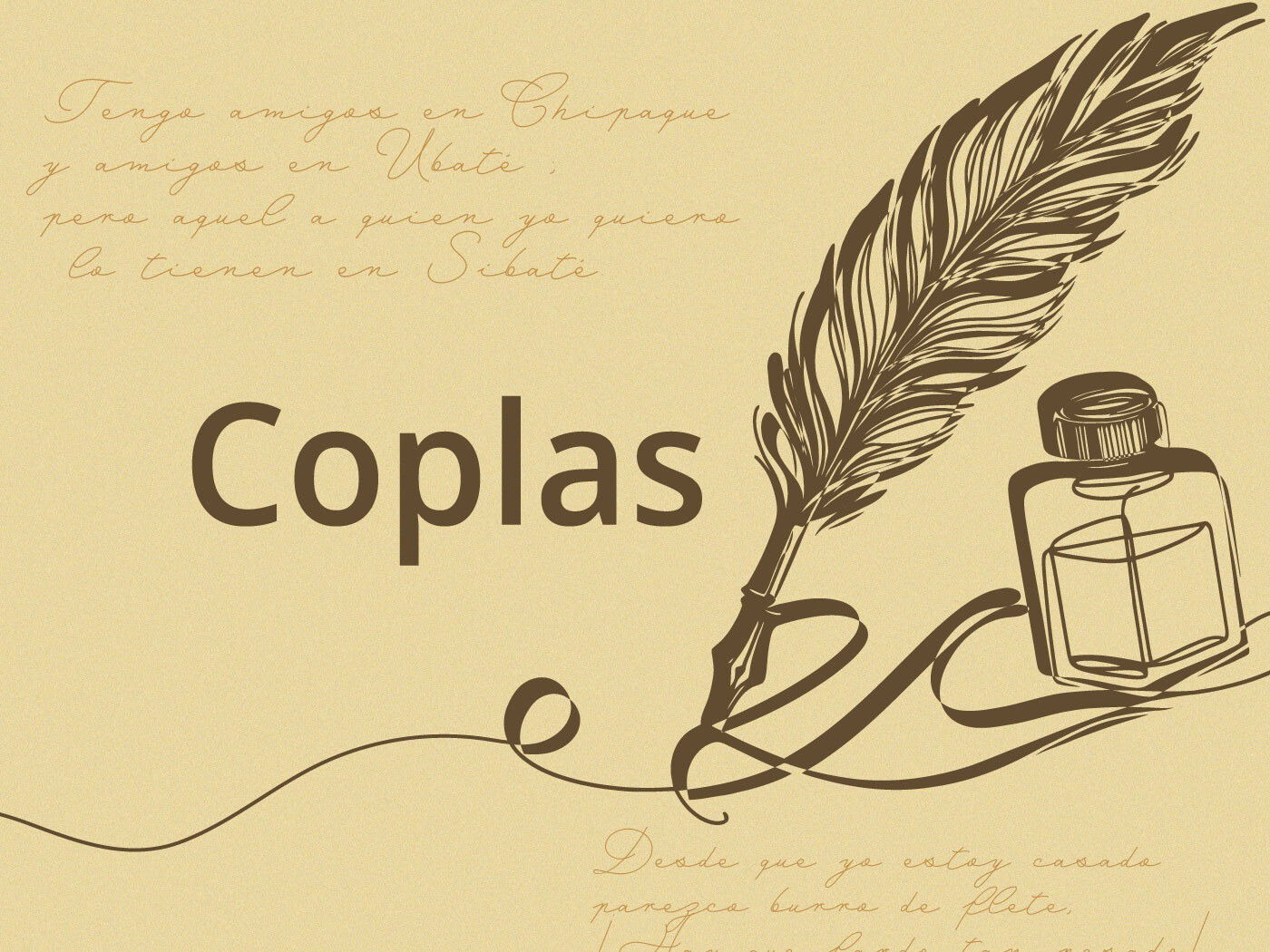 Coplas: qué son, definición y ejemplos - Cultura Genial