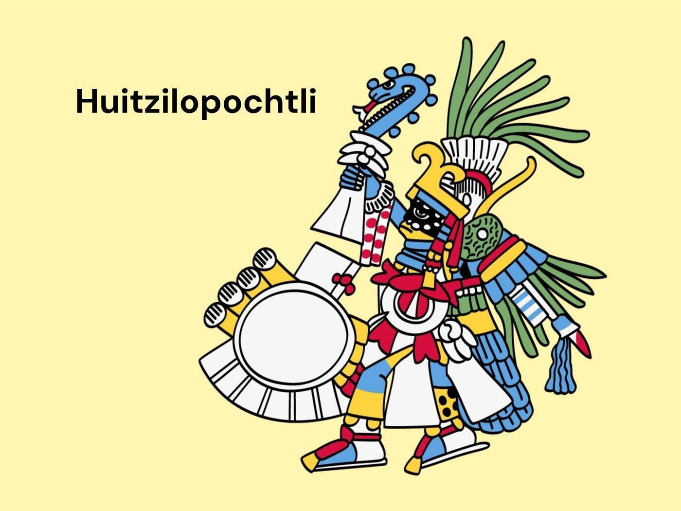 Huitzilopochtli: el dios del sol y la guerra azteca - Cultura Genial