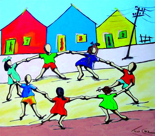 Subgrupo 7 Portugués: Ivan Cruz e suas obras retratando a infância